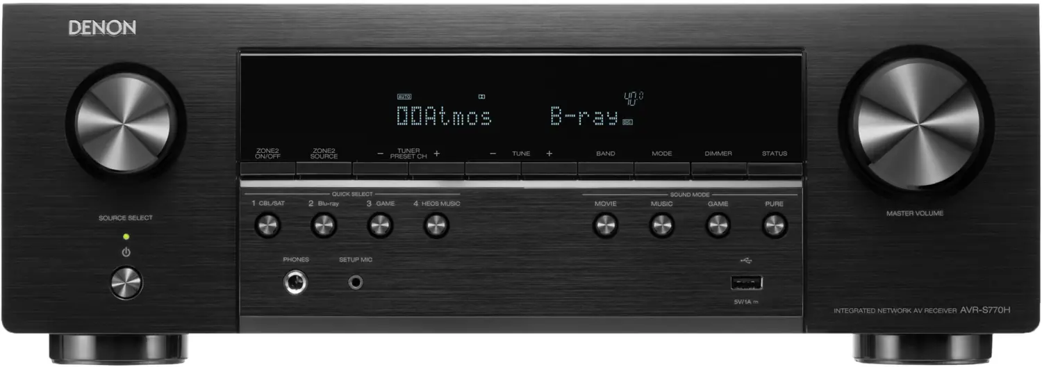 Denon AVR-S770H vs Yamaha RX-V483: Comprehensive Comparison