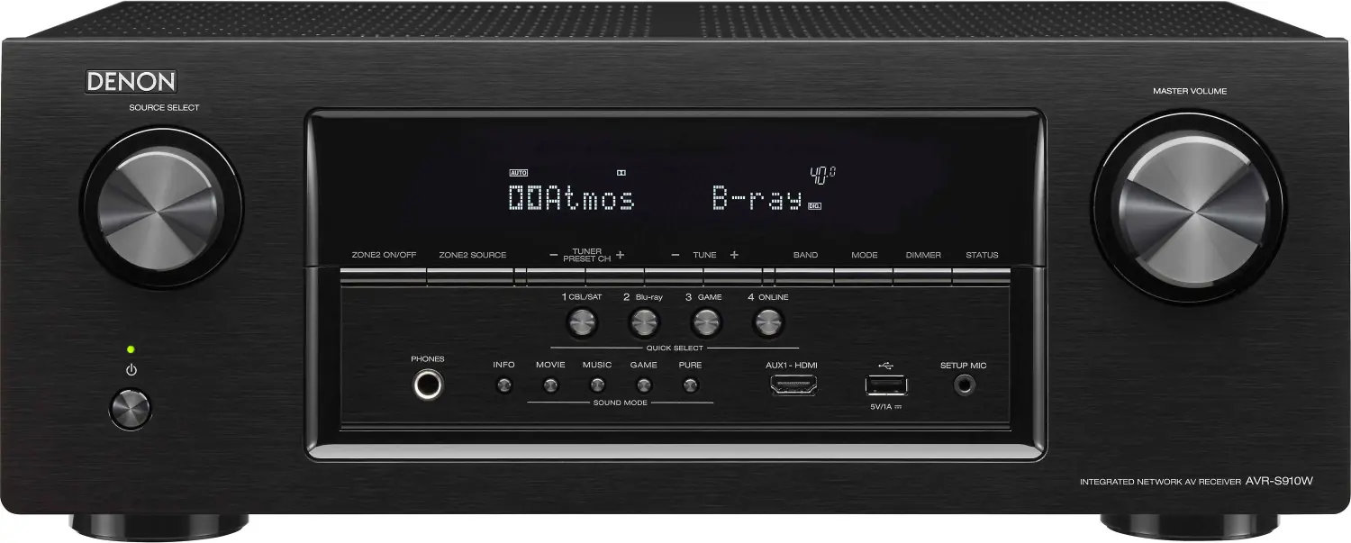 Denon AVR-S910W vs Onkyo TX-NR626: Comprehensive Comparison