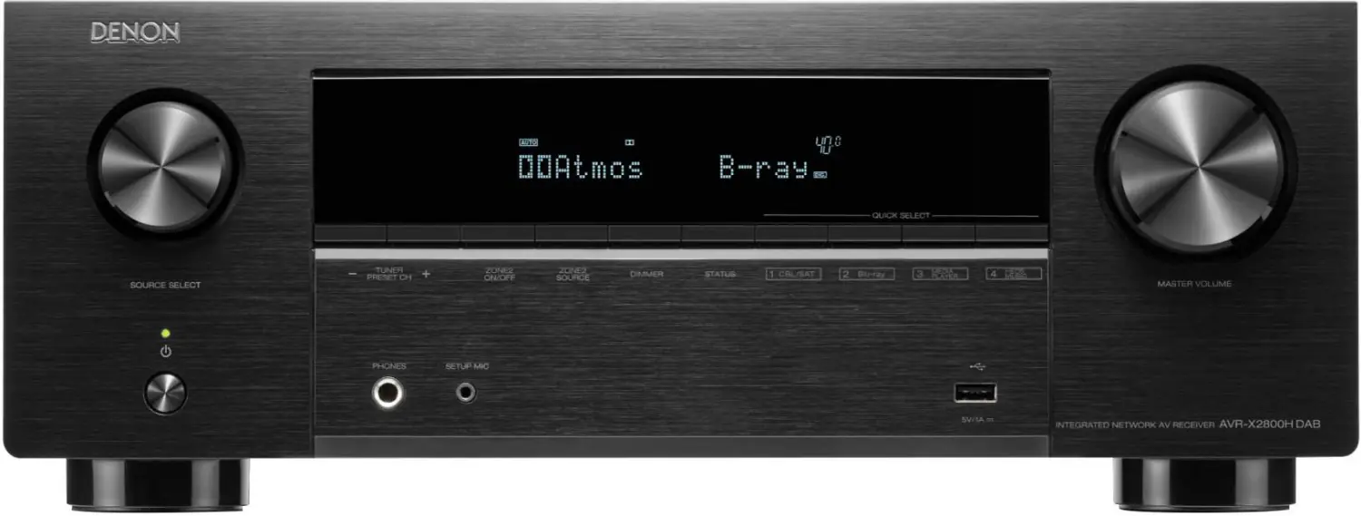 Denon AVR-X2800H DAB vs Yamaha RX-A670: Comprehensive Comparison