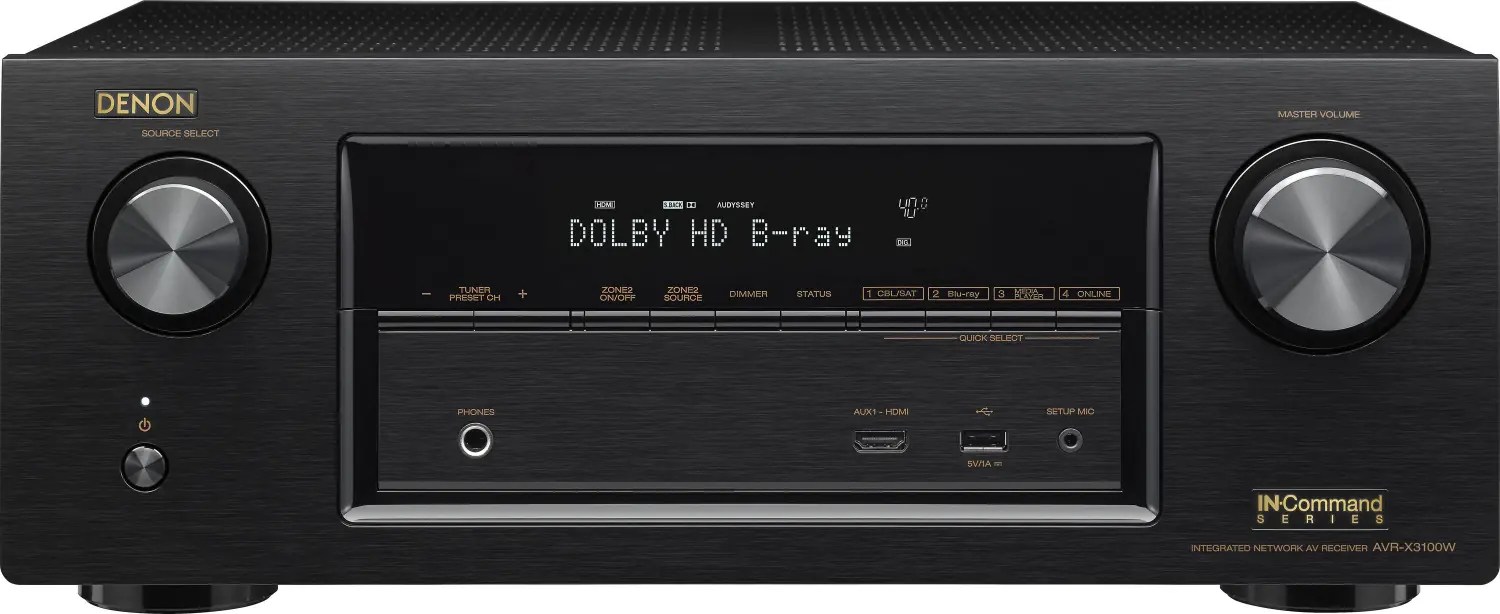 Denon AVR-X3100W vs Yamaha RX-A1020: Comprehensive Comparison
