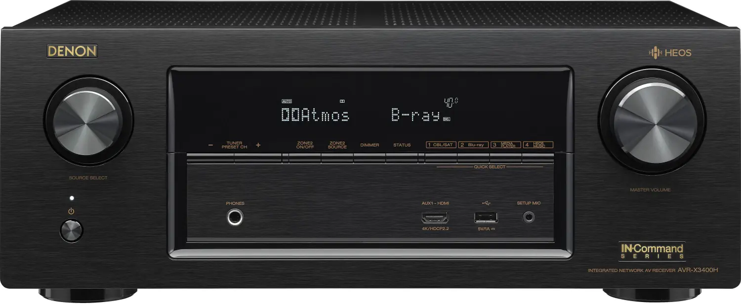 Denon AVR-X3400H vs Yamaha RX-A3070: Comprehensive Comparison
