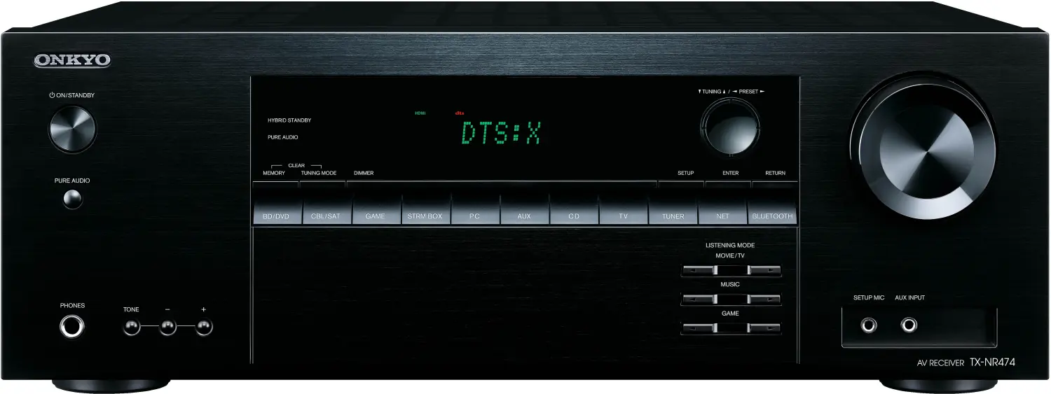 Onkyo TX-NR474 vs Yamaha RX-A750: Specs Comparison